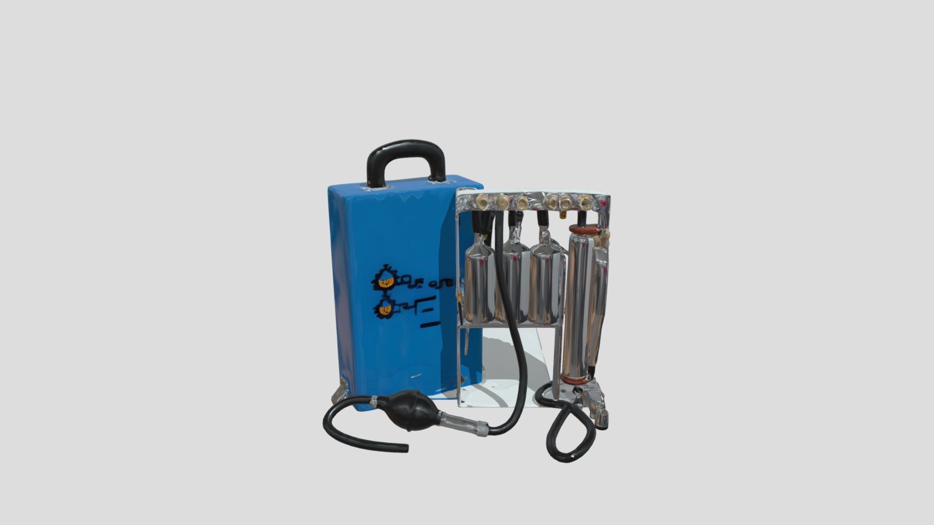 Orsat Gas Analyzer - VSC-33 | Lý Sơn Sa Kỳ - 3D model by Ly Son Sa Ky ...
