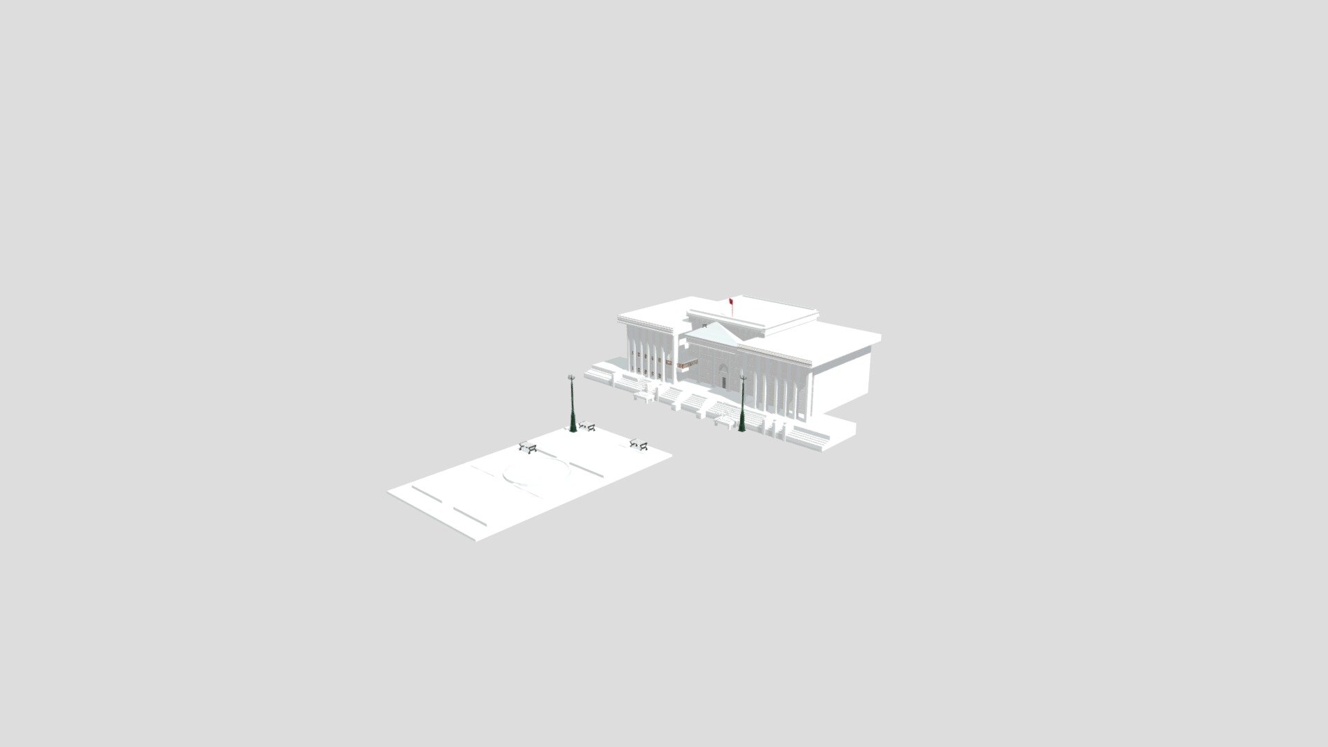 Hanu White House - Download Free 3D model by Bui Dat (@bdat1606 ...