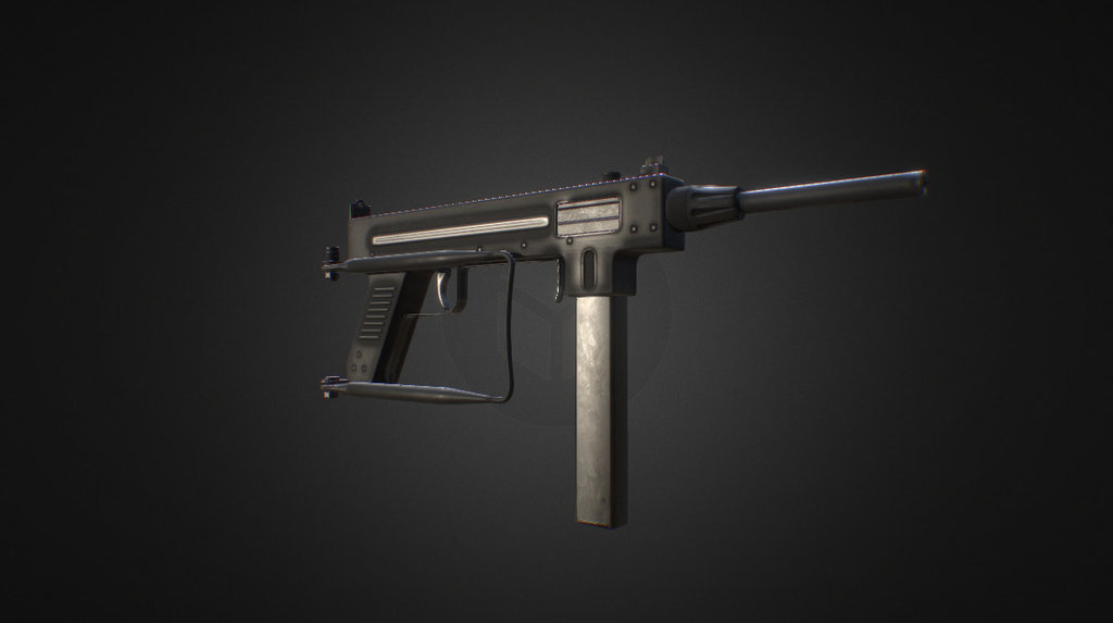 Madsen M-50 SMG - 3D model by kutejnikov [3d81178] - Sketchfab