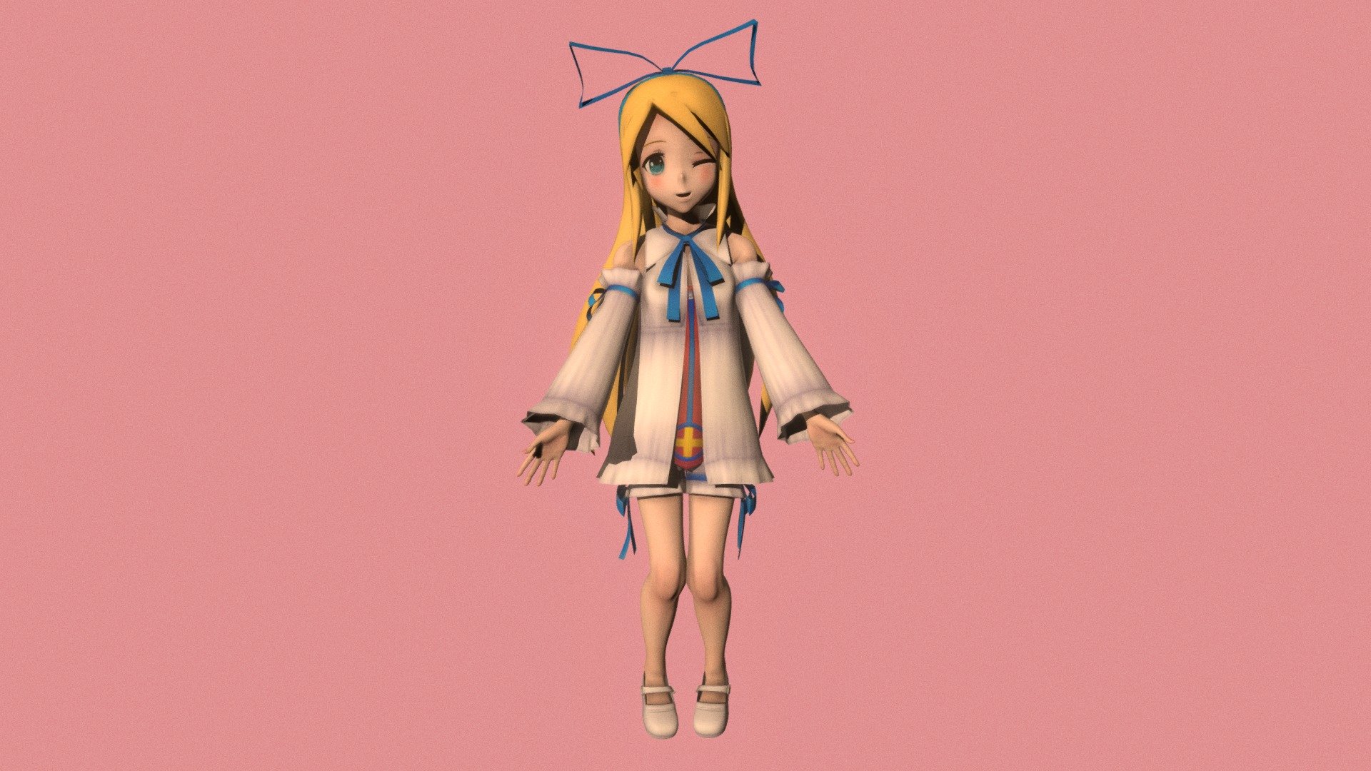 Flonne 01 - Buy Royalty Free 3D model by 3d Anime Girls Collection (@3d ...