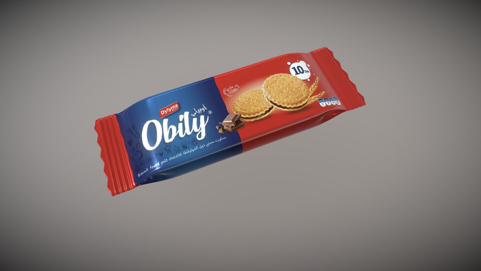 Biscuits packaging 3D Model - Download Free 3D model by BARDit [3d82824 ...