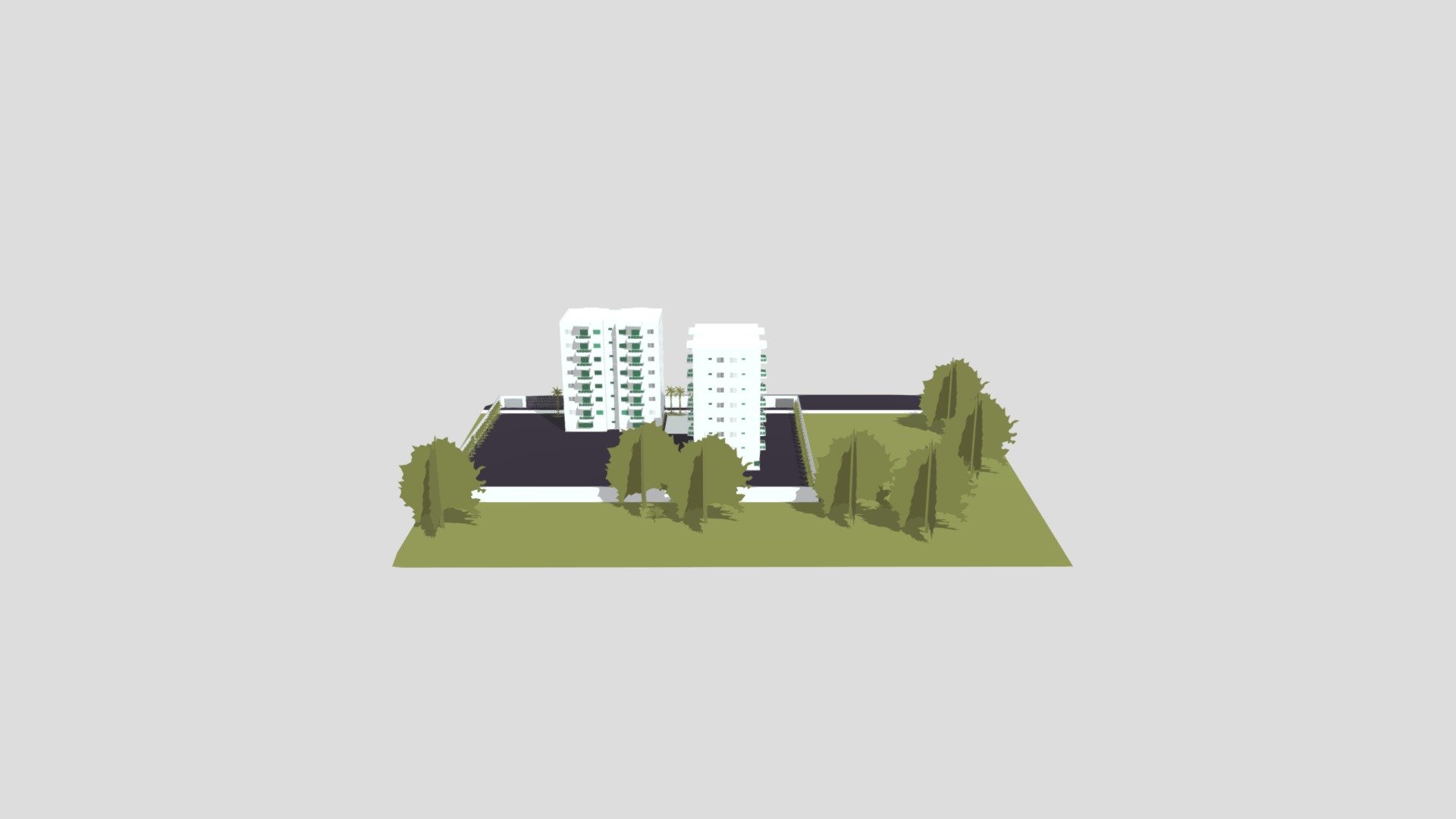EDIFICIO PALADIUM - 3D model by gilbertoamaral153 [3d84a49] - Sketchfab