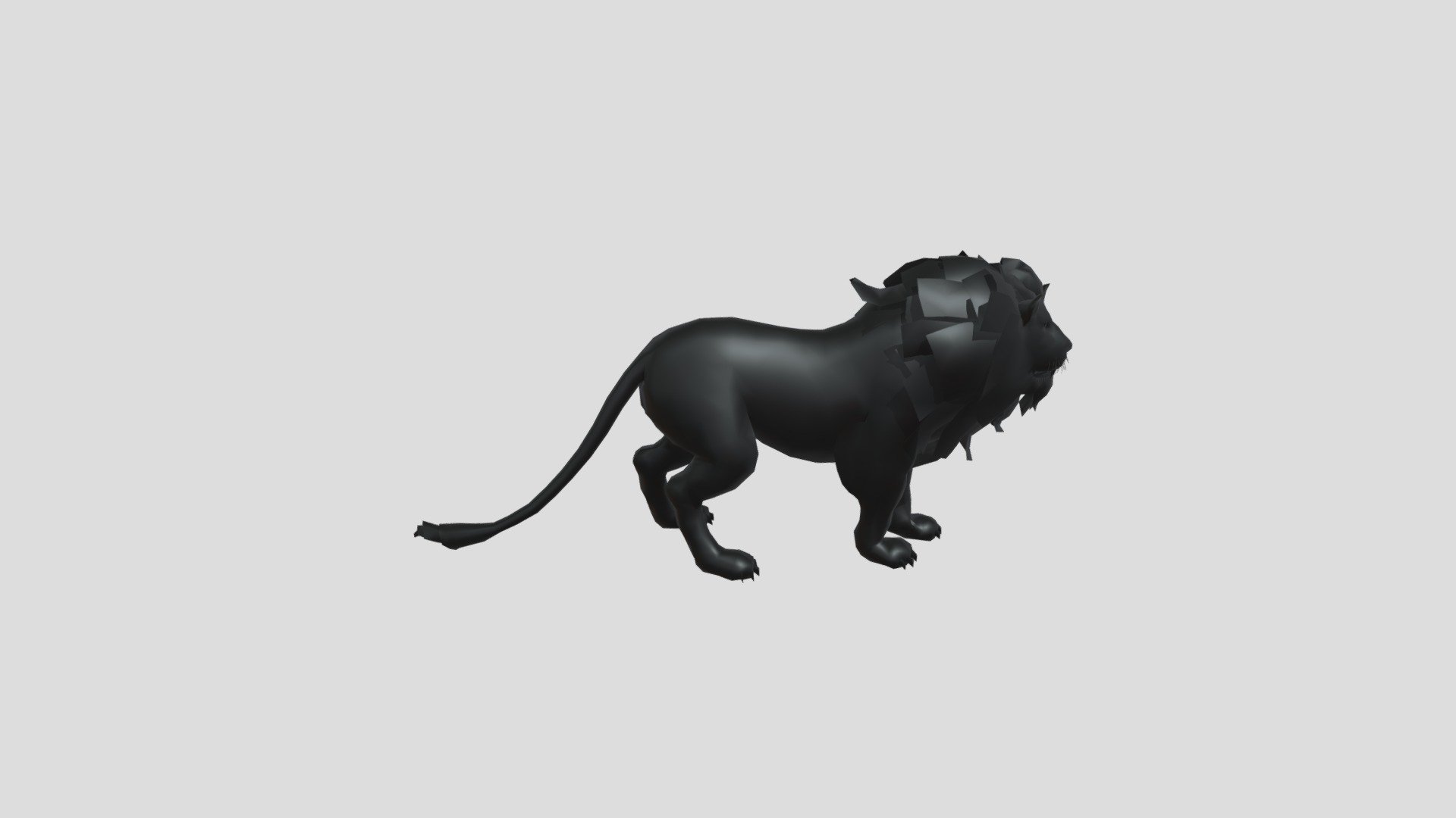 SİYAH ASLAN (BLACK LİON) - Download Free 3D model by keremturkn ...