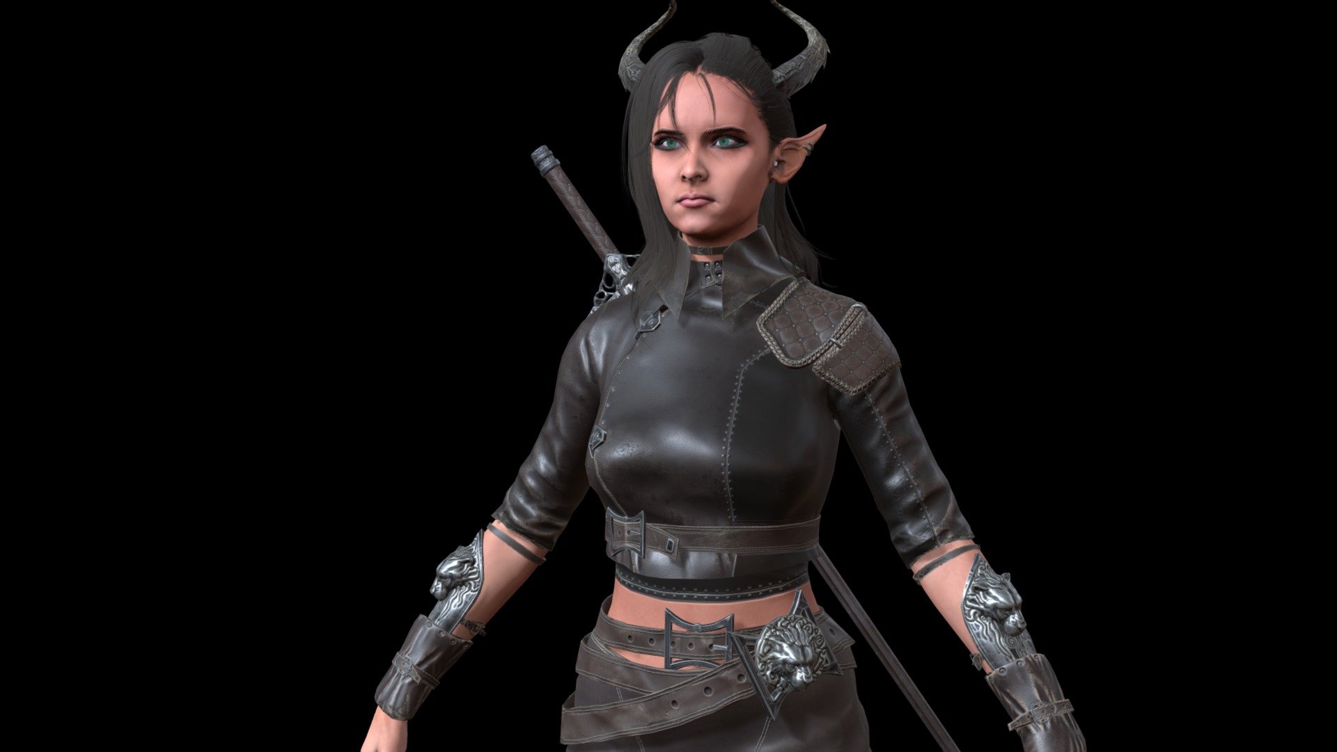 ELF - Buy Royalty Free 3D model by dremorn [3d87223] - Sketchfab Store