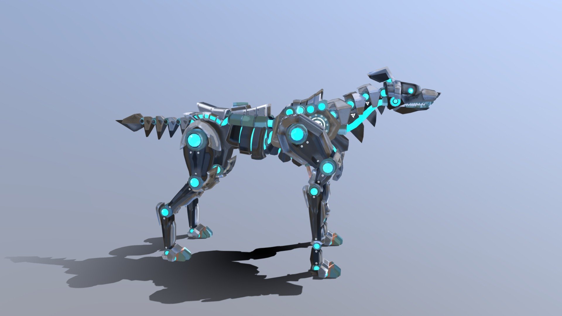 Wild Dog Mecha - 3D model by Becca3D [3d874fd] - Sketchfab