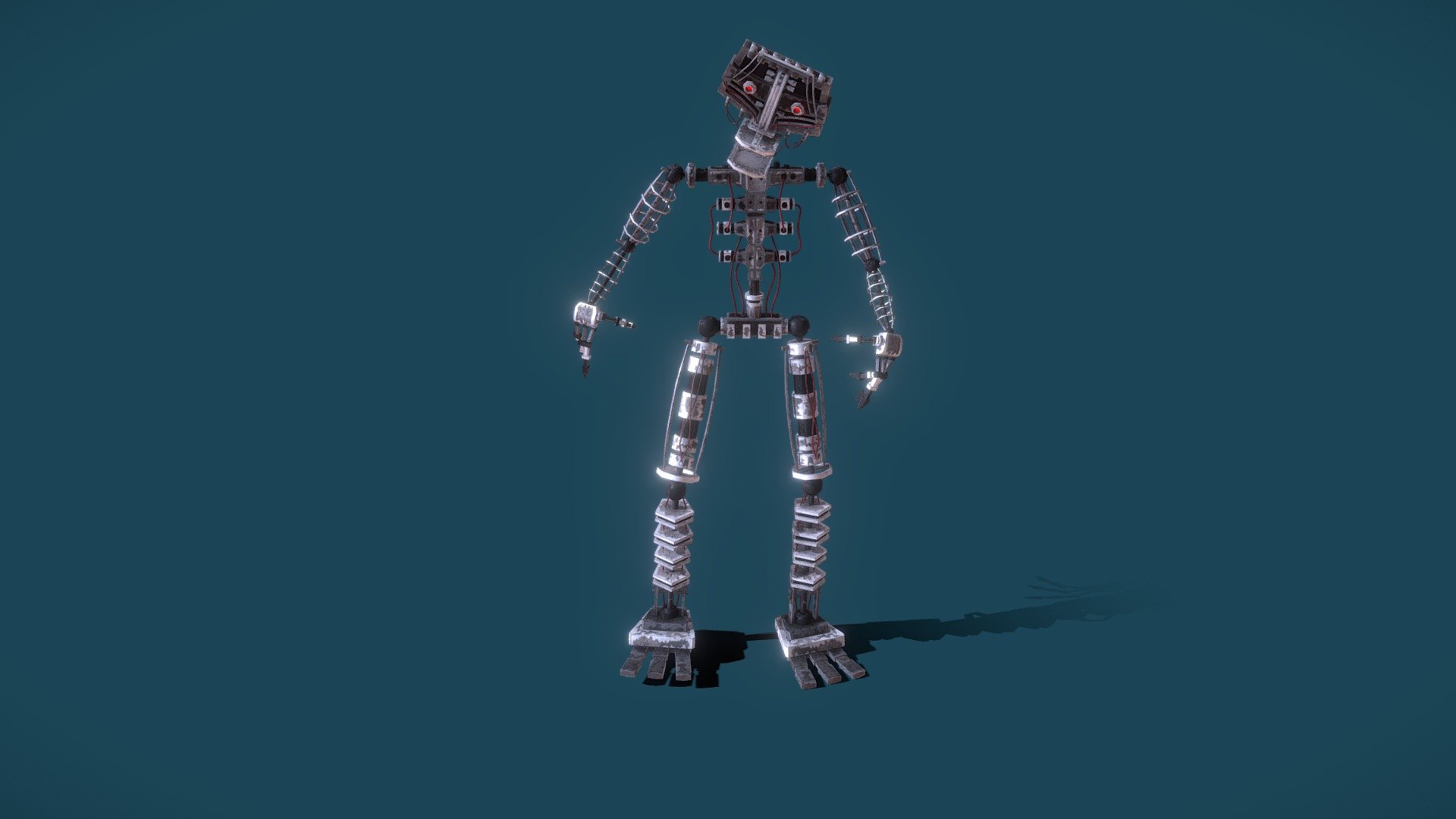 Endo-Skeleton FNaF Remake - Download Free 3D model by Vincent ...