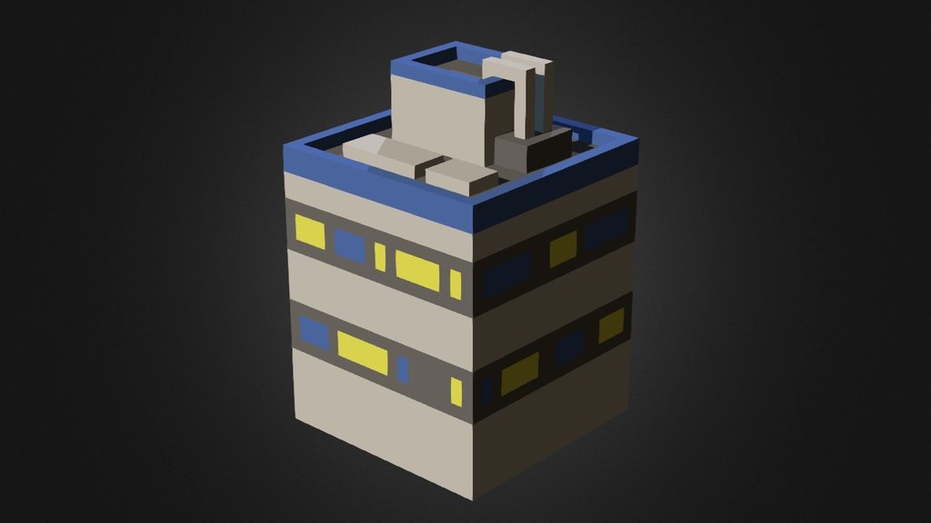 Small Tower block - Download Free 3D model by daviddickball [3d886e1 ...