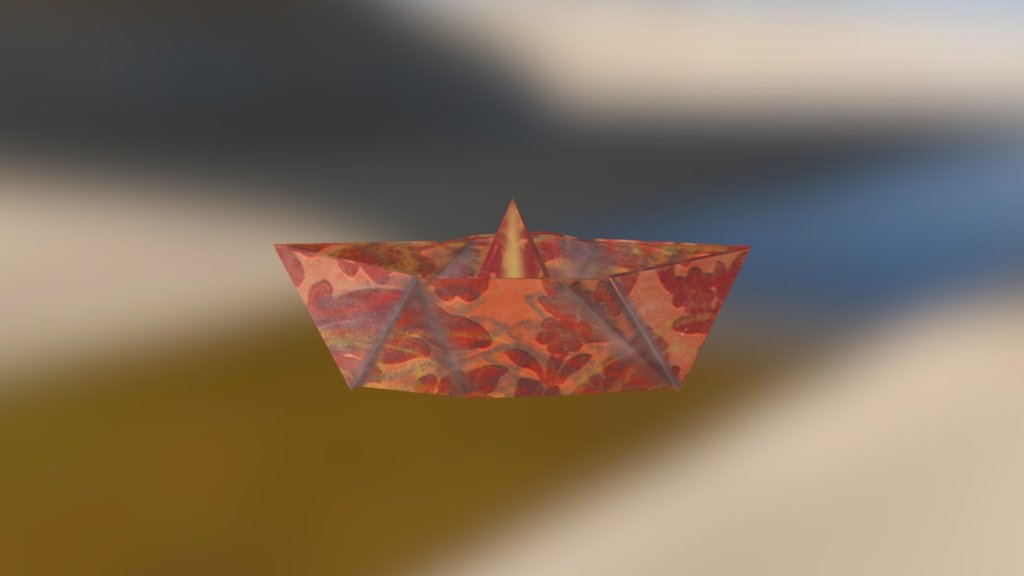 Origami Boat Animated - 3D model by Tish (@tishparkes) [3d89e54 ...