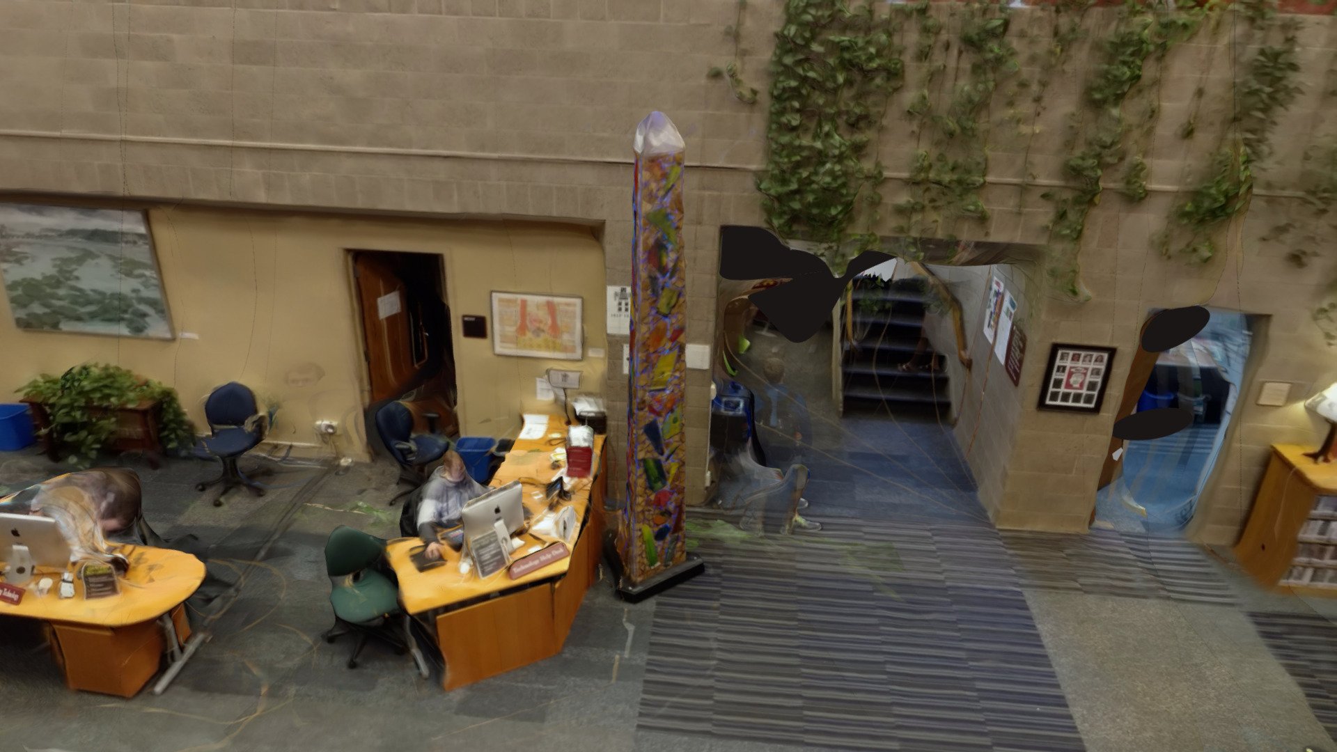 Bethel Library Service Desk and Art - 3D model by Bethel University ...