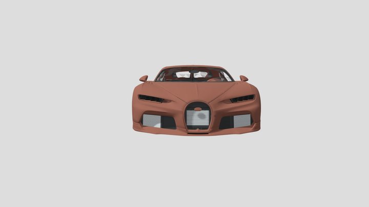 Bugatti-chiron 3D models - Sketchfab