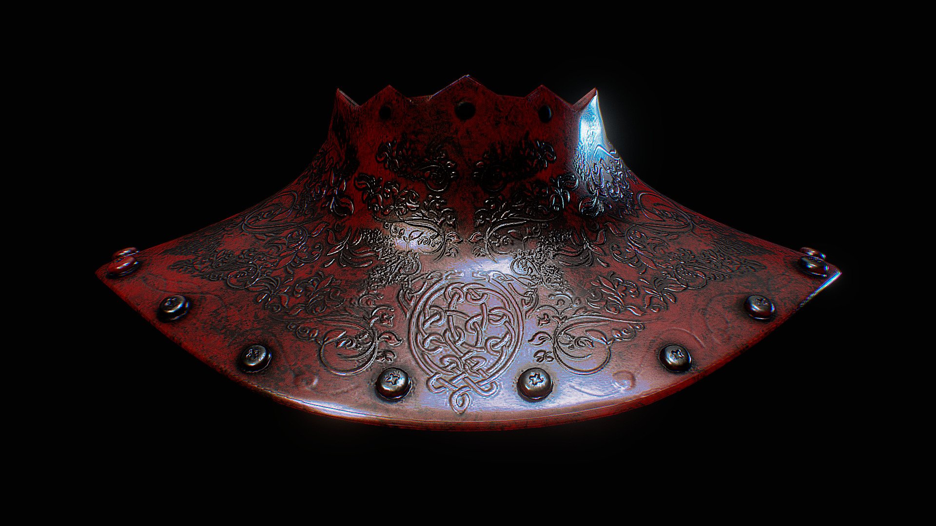 Armor neck - 3D model by gabriel.abdala [3d8e109] - Sketchfab
