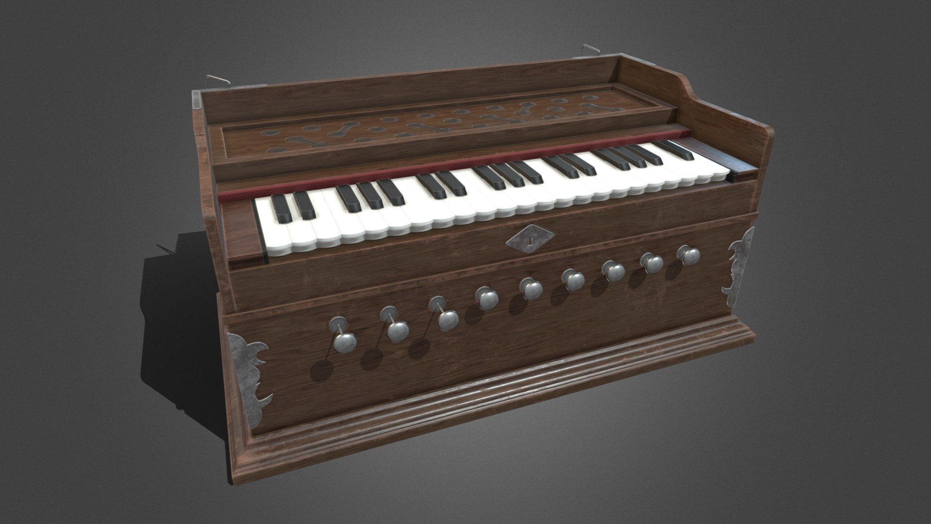 Harmonium - 3D model by R1CH4RD [3d8ee80] - Sketchfab