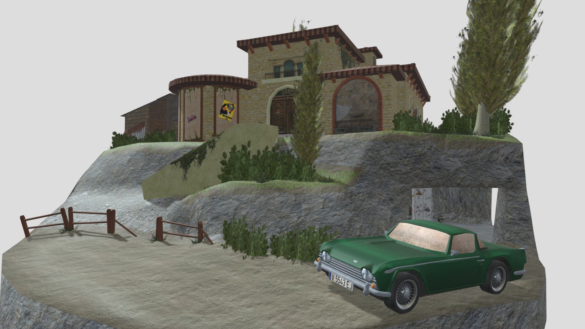 DAE Diorama - Granma's House - 3D model by Xyen_de_baets [3d951e5 ...
