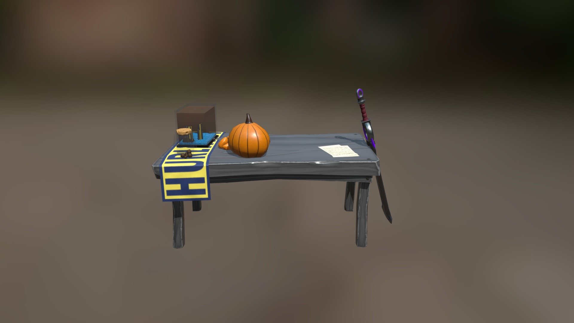 Table scene - 3D model by Axel Ion Baek (@axel_ion_baek) [3d95963 ...