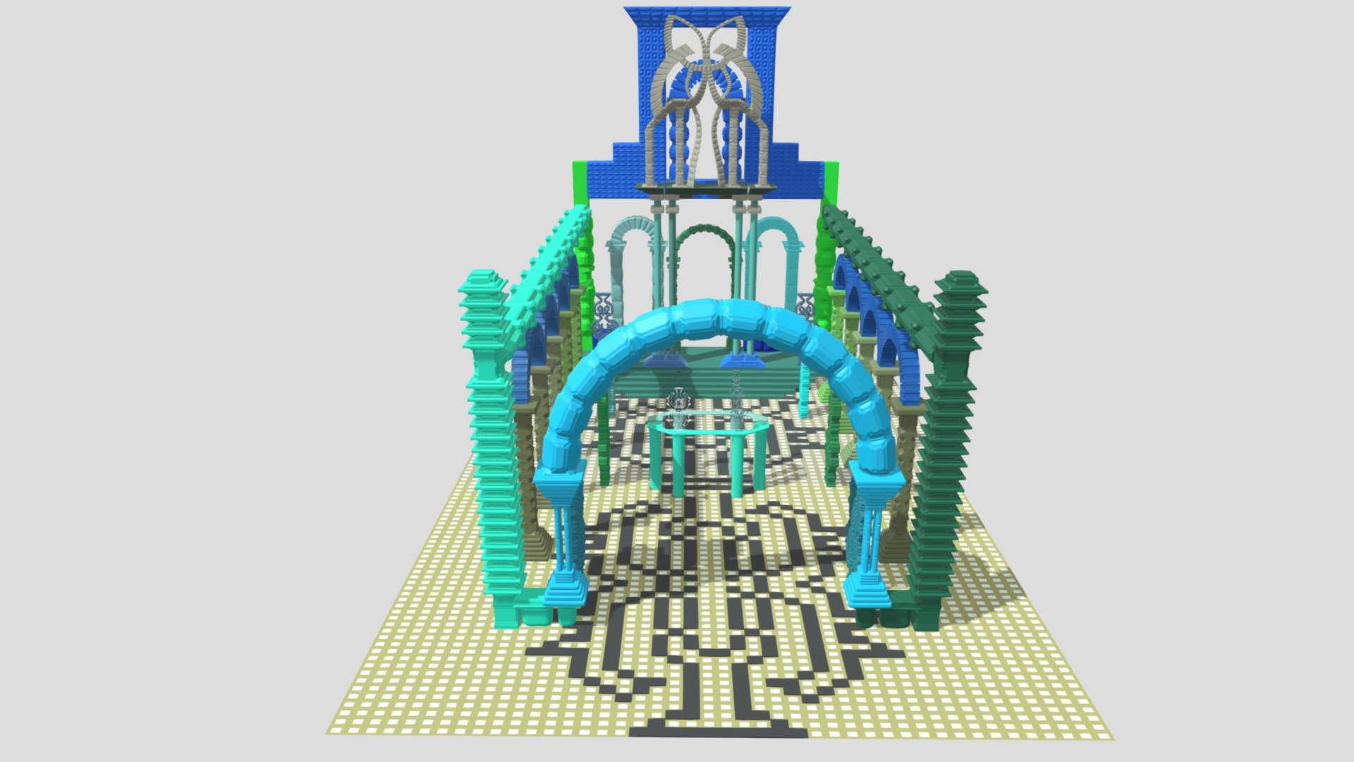 Archway: Colorful Version: Simple - Download Free 3D model by ...