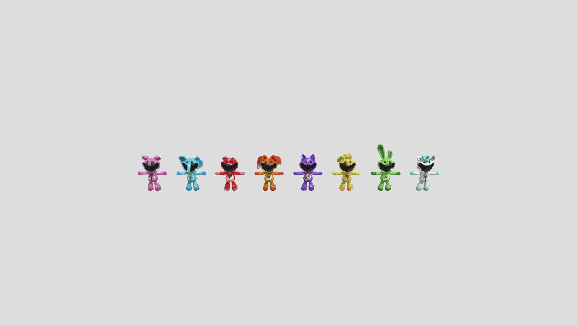 Smiling_critters_poppy_playtime_chapter 3 - Download Free 3D model by ...