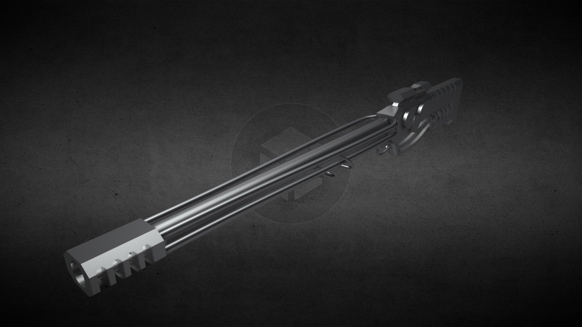 Type 7 Hot Muzzle Long Blaster - 3D model by Yargon [3d9d669] - Sketchfab