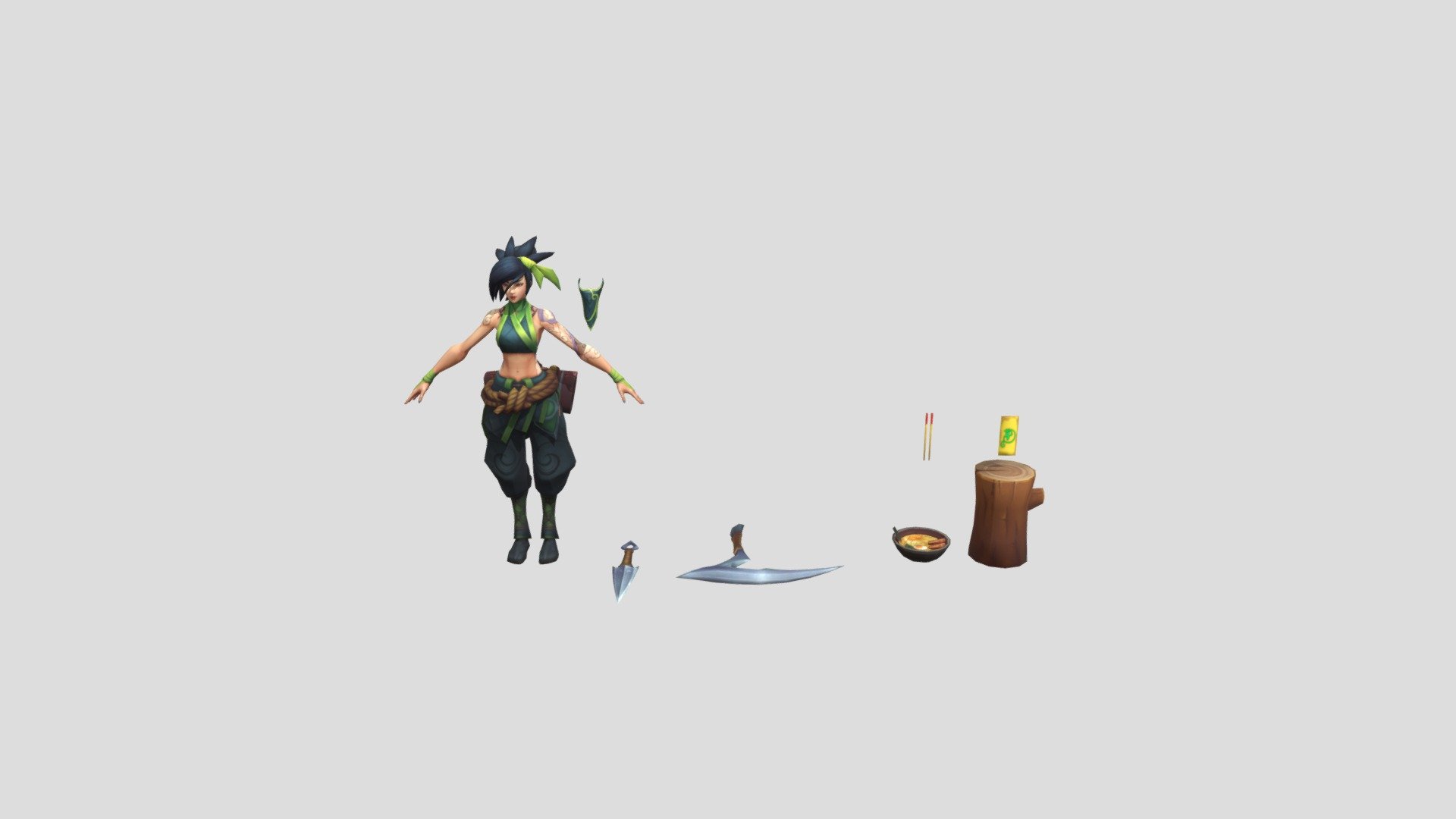 Akali Base - 3D model by Ruma [3d9e06c] - Sketchfab