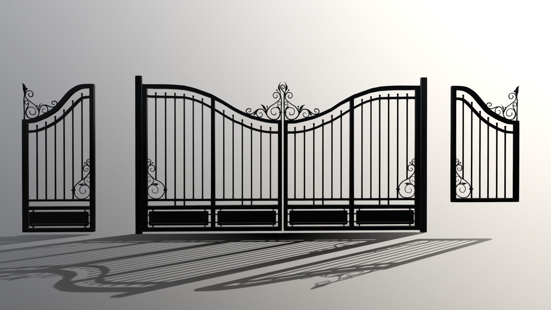 Gates 1 - 3D model by olegkokorin5613 [3d9e08f] - Sketchfab