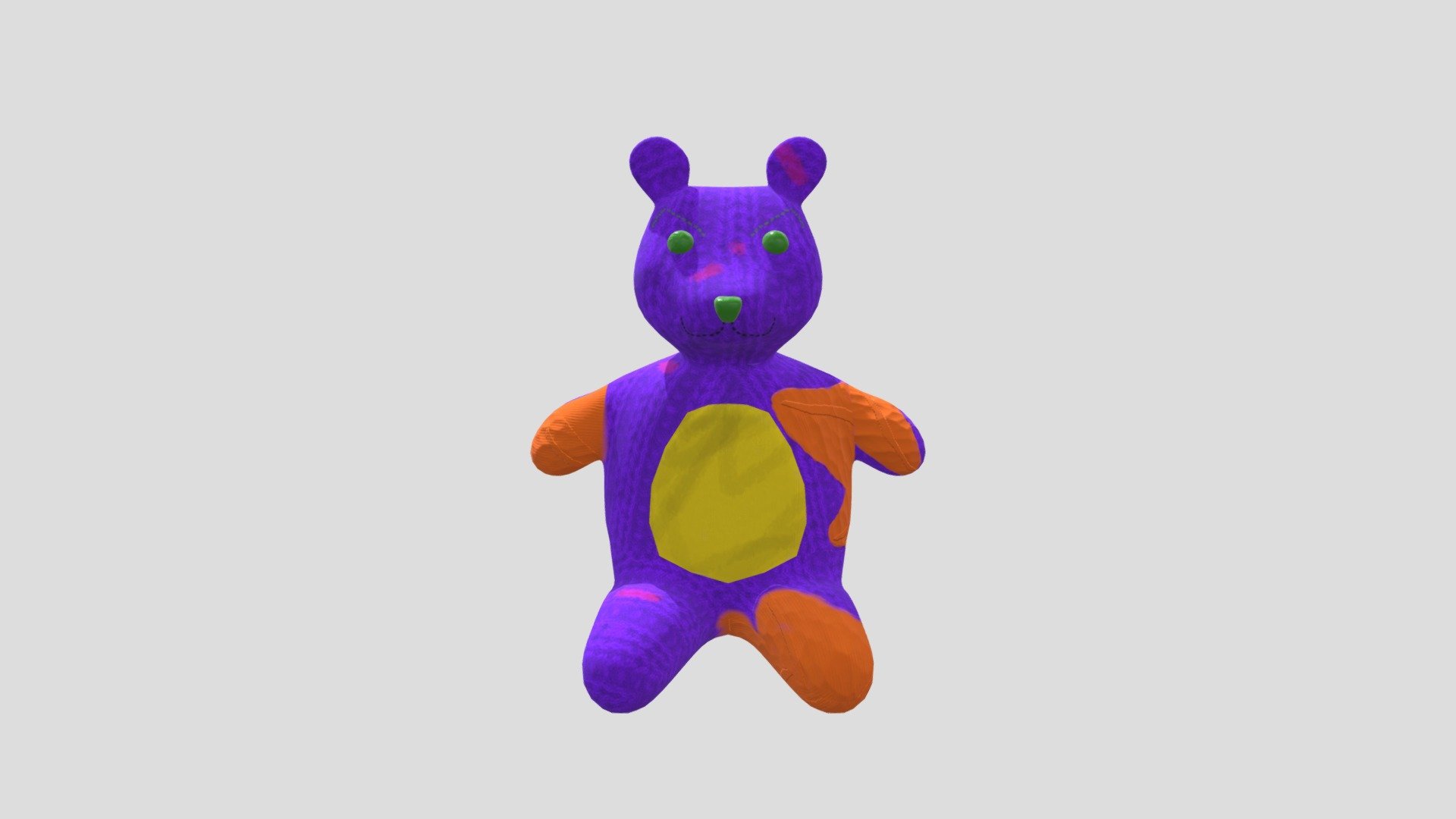 JohnsonBear - Download Free 3D model by rafeeq [3d9e8a0] - Sketchfab