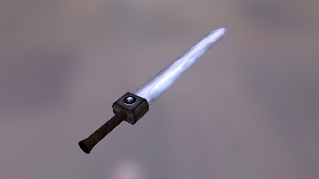 Low Poly Greatsword - 3D model by lewispoll [3da35dd] - Sketchfab