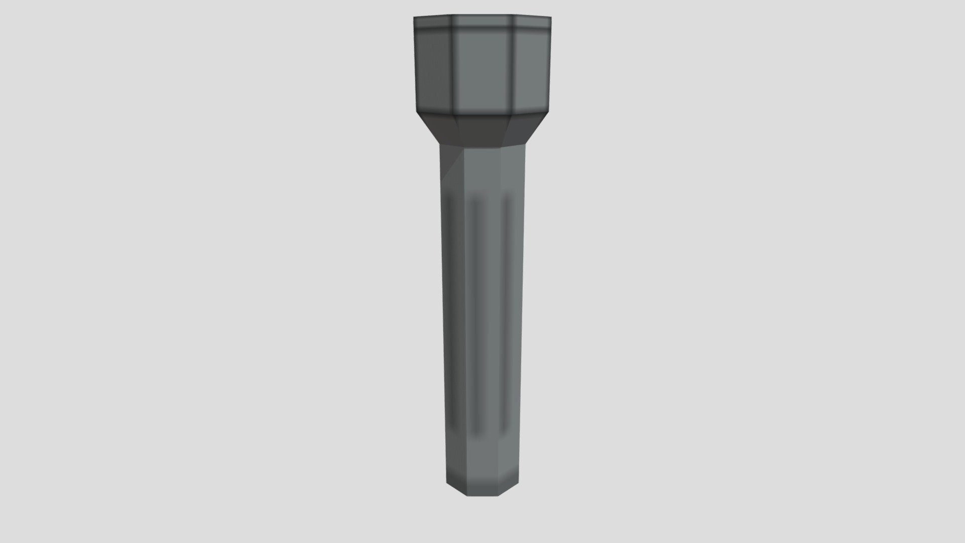 Low - Poly Flashlight - 3D model by casualWendigo [3da6093] - Sketchfab
