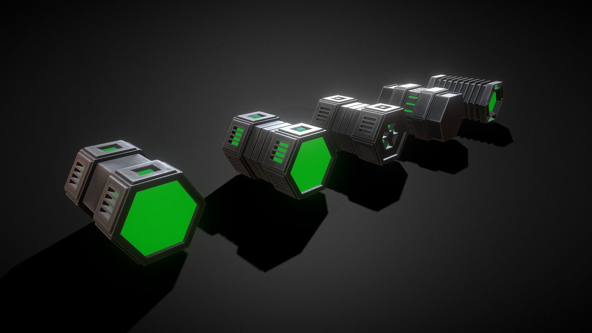 N Gon Box Collection Metal (Part One) - Buy Royalty Free 3D model by Md ...