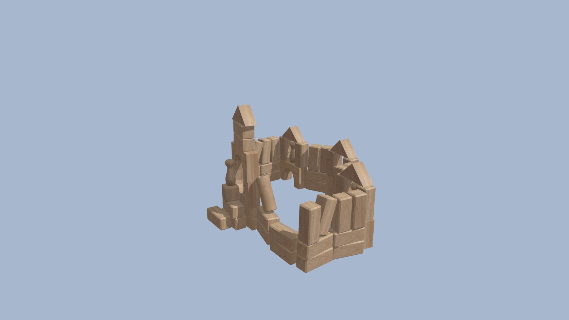 block castle - 3D model by aidanj13 [3da74e5] - Sketchfab