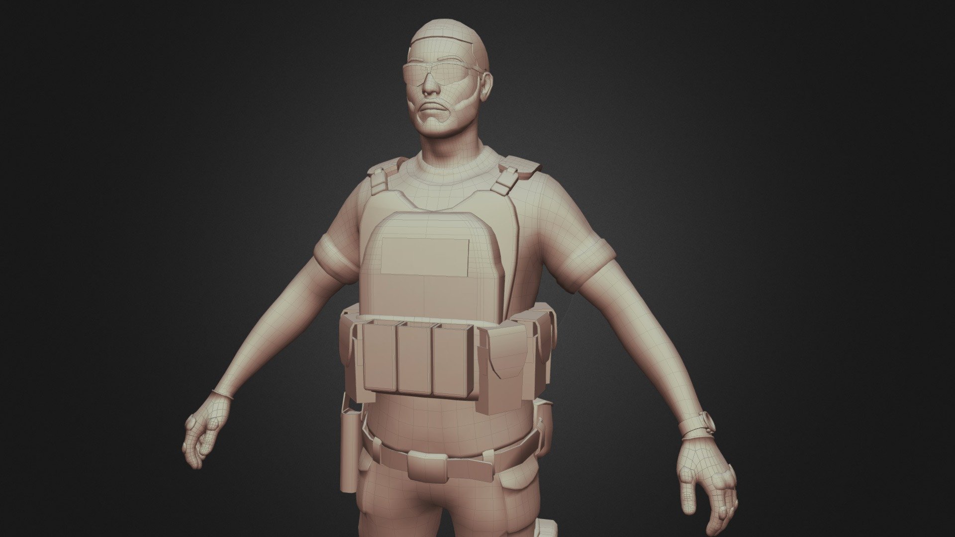 Military Man - Buy Royalty Free 3D model by Teo (@szilla.mini) [3da7697 ...