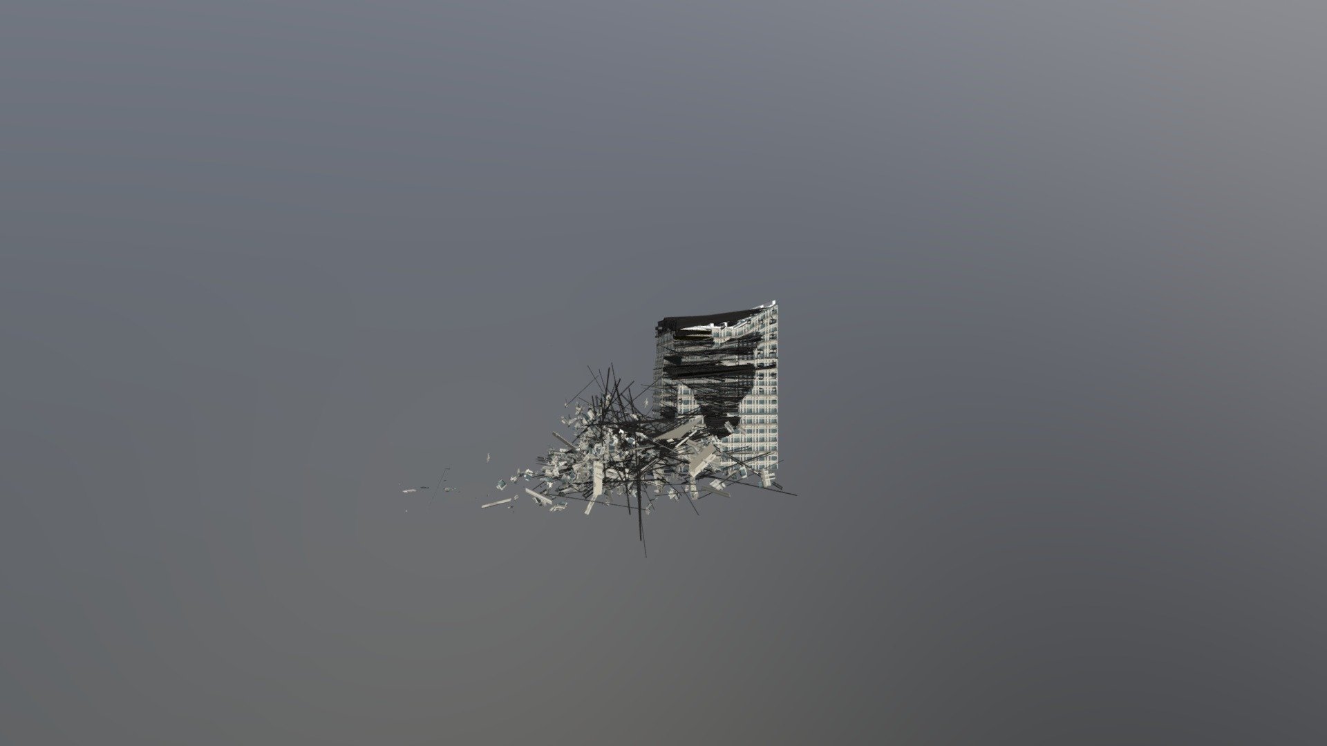 Destroyed buliding - Download Free 3D model by 143215collection ...