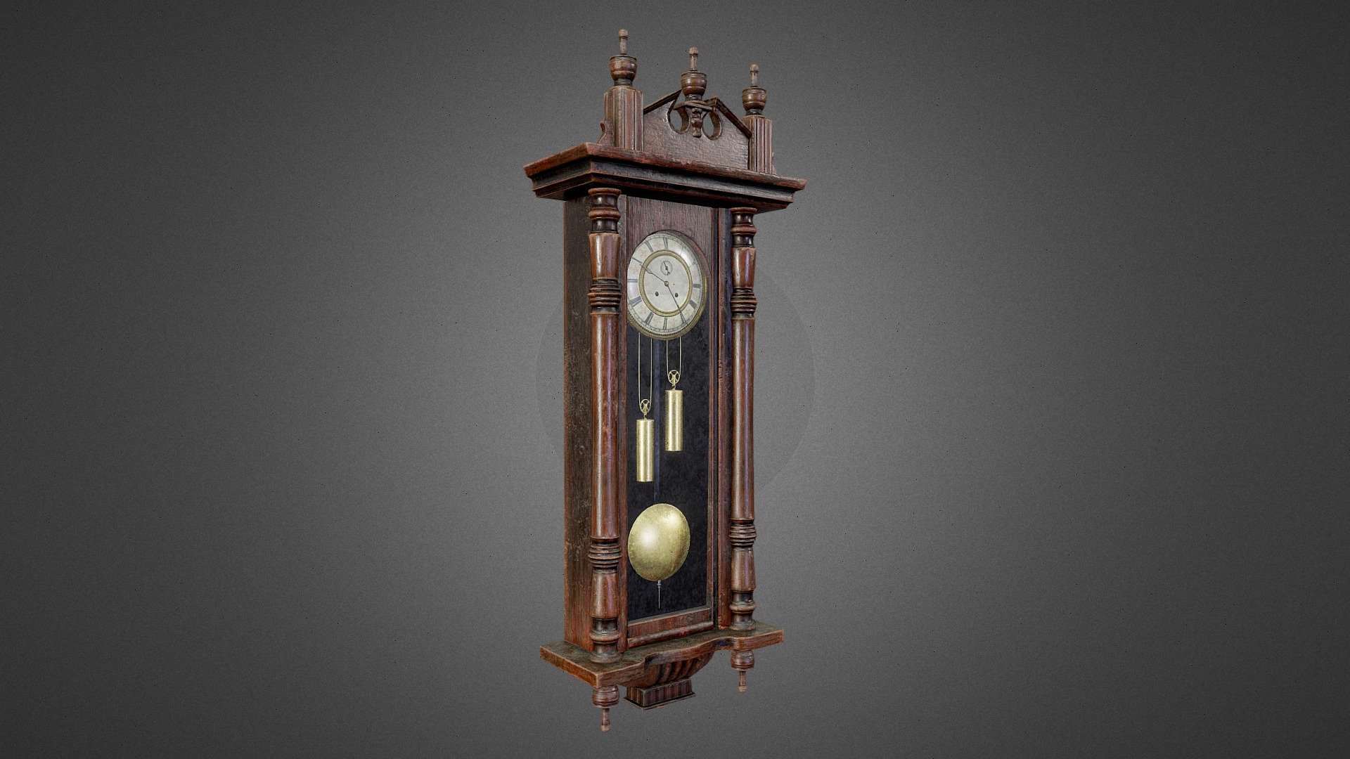 Old Grandfather Clock - 3D model by Rinalds Bitte (@rbit) [3daa058 ...