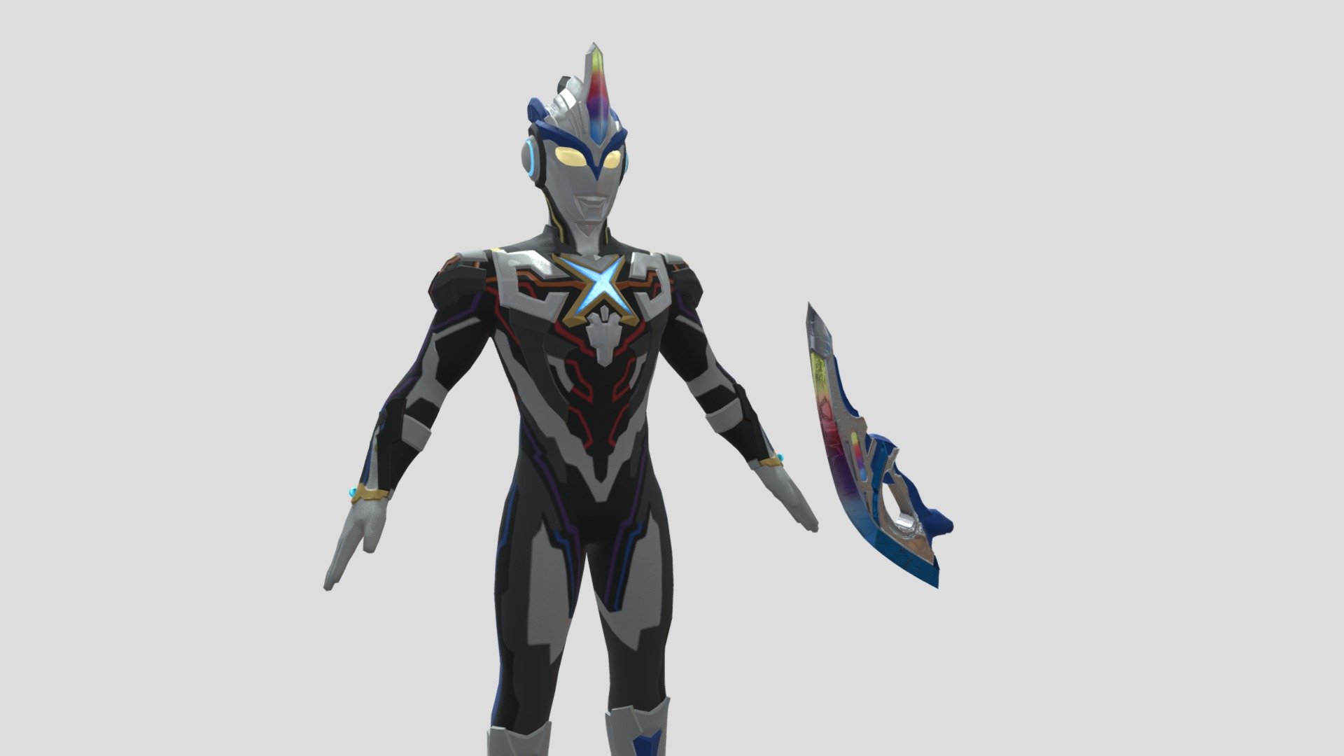Ultraman X Ultraman X 02 - 3D model by pang_wong (@pang_wong127 ...