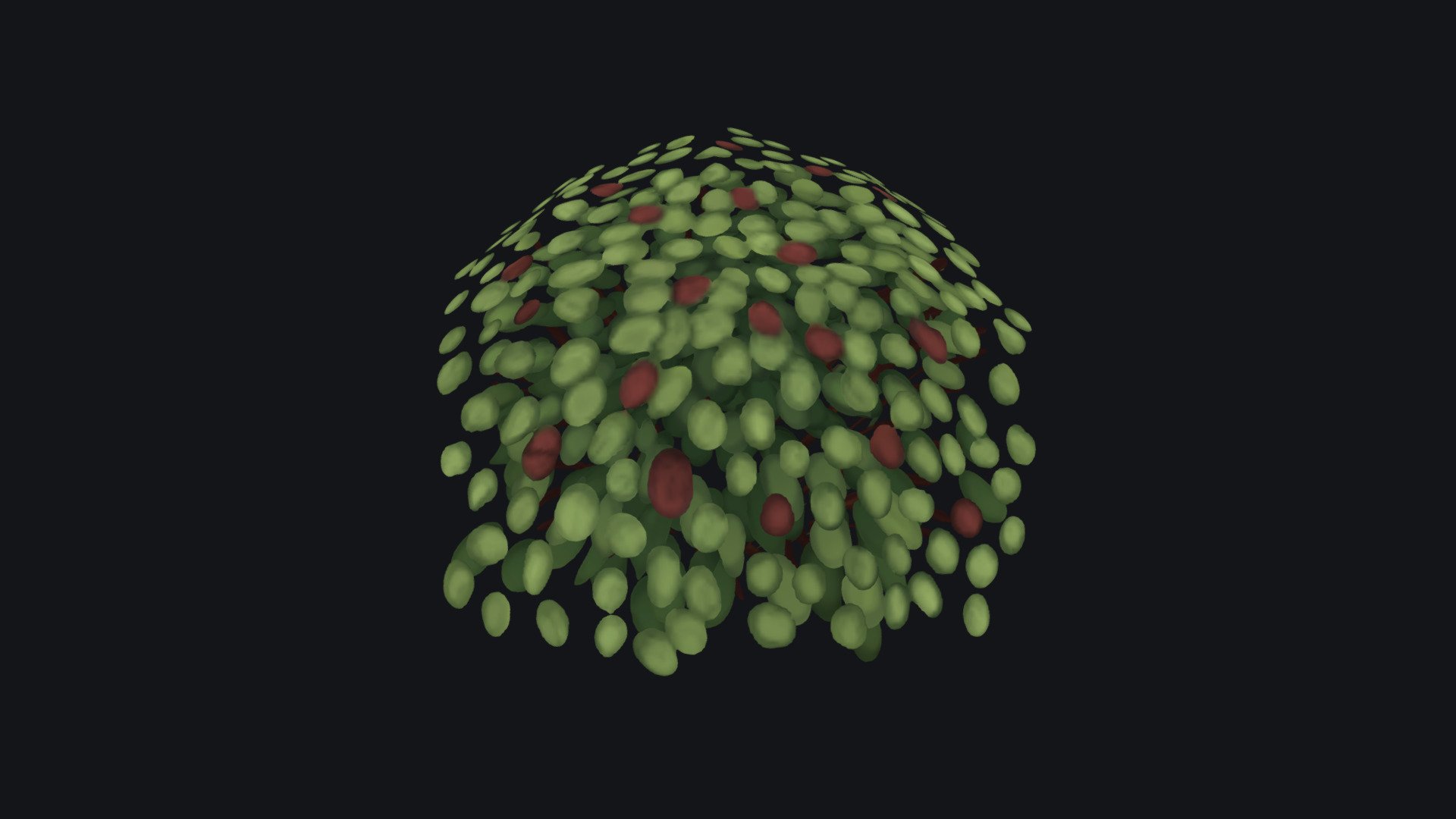 Hand Painted Bush - Download Free 3D model by CookieNoir [3dacde1 ...