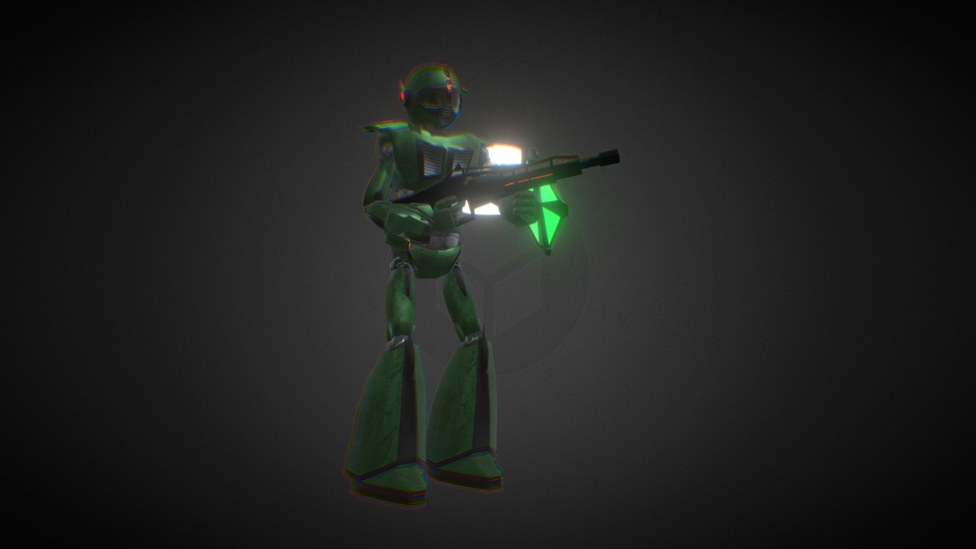 simple low poly military robot - Buy Royalty Free 3D model by ribot02 ...