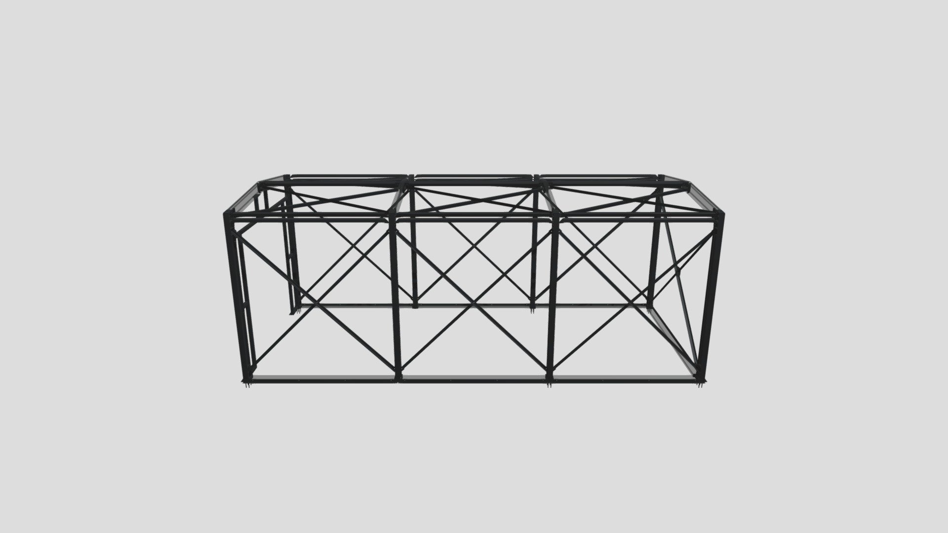 Metalic structure - 3D model by ROMSERVICE (@romservice.ms) [3dae240 ...