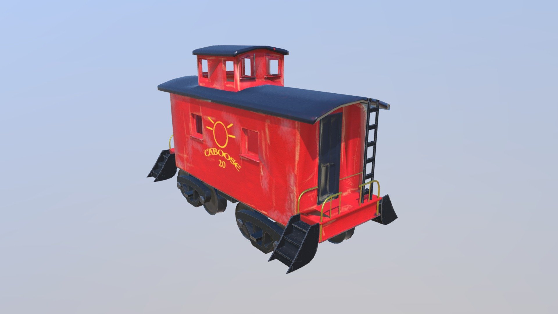 Vehicle Project, Caboose - 3D model by behls0320 [3dae5c4] - Sketchfab