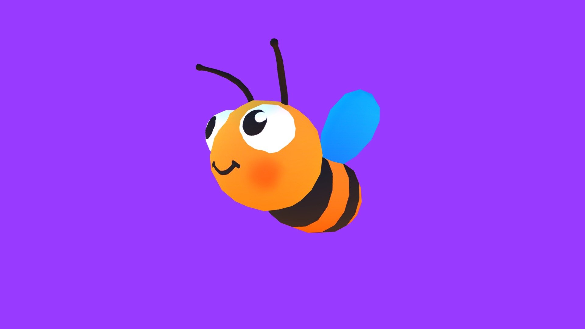 Bee Low-Poly - 3D model by Emre Alaca (@emrealaca3d) [3db25c3] - Sketchfab