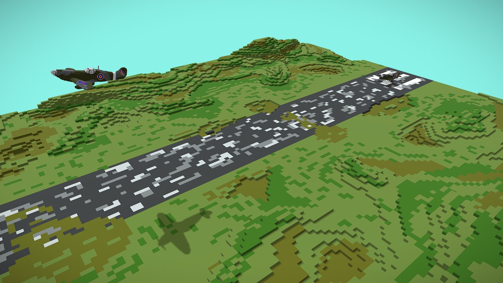 Supermarine Spitfire Voxel - Download Free 3D model by Lucy (@lucykiru ...