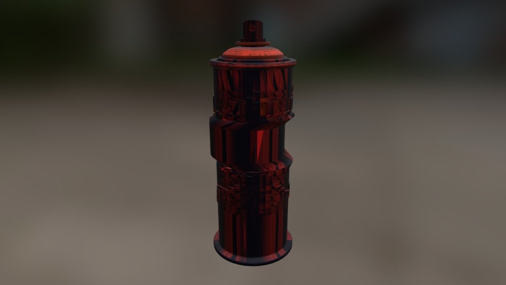 futuristic spray can - 3D model by jchinchay [3db3b6f] - Sketchfab