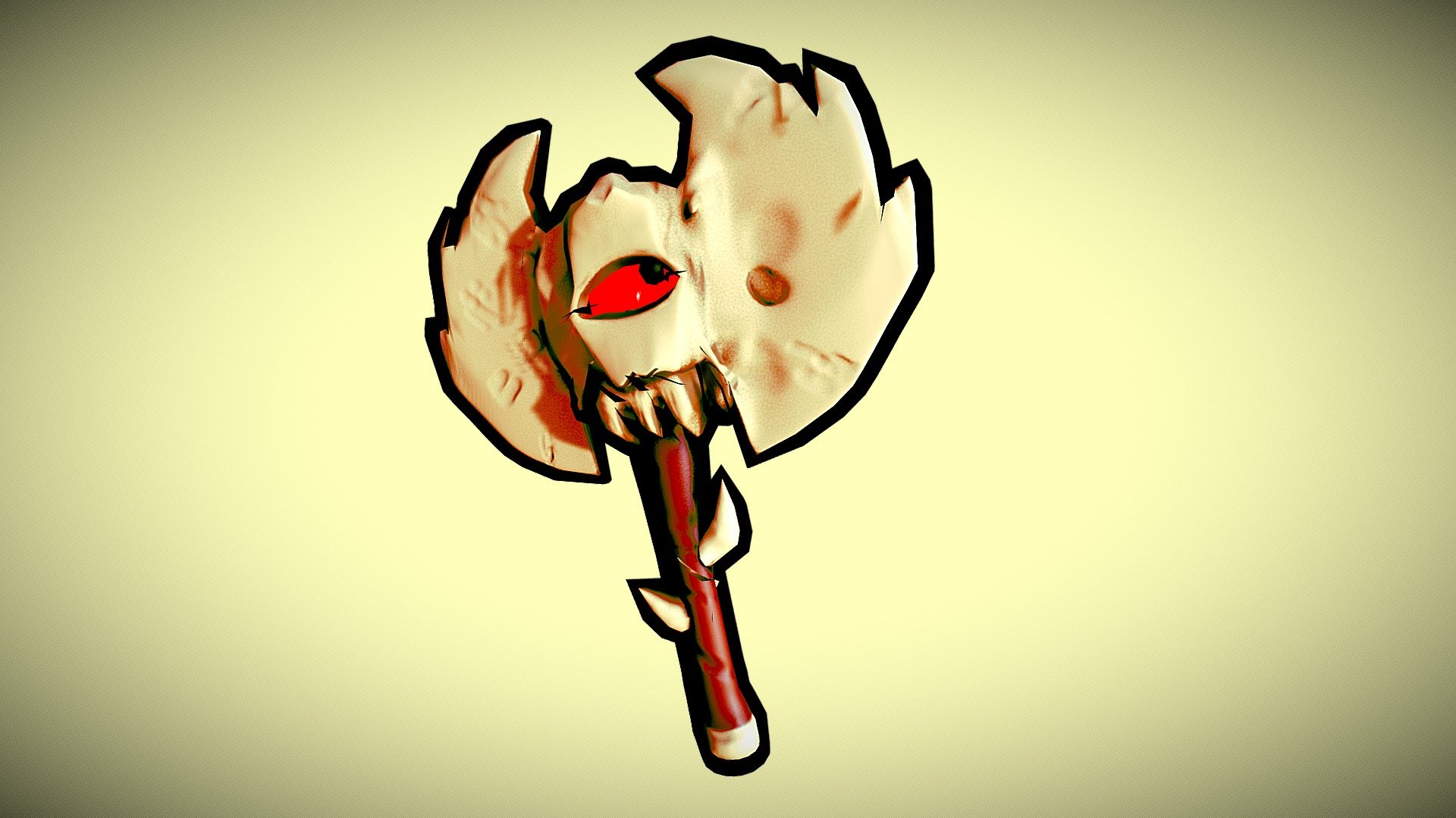 Necromantic Axe (Cult Of The Lamb Fanart) - Download Free 3D model by ...