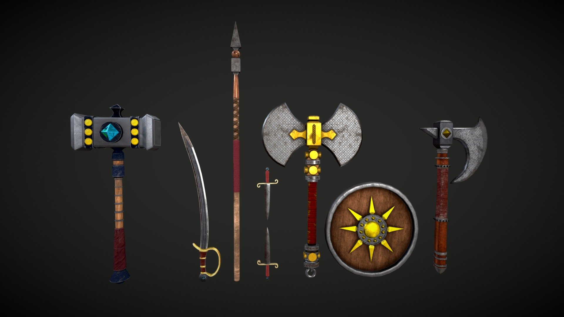 Legend Weapon - 3D model by Charles Smith (Blitz Mobile Apps ...