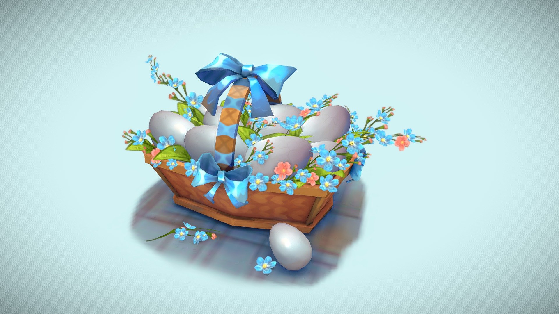 Easter eggs - 3D model by CHL (@chl_) [3db95ec] - Sketchfab