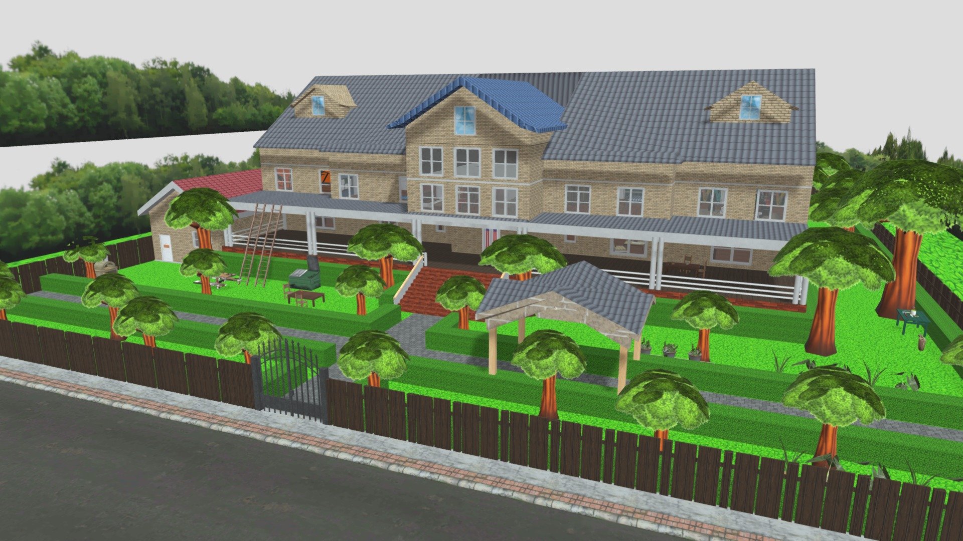 map (scary teacher 3d) - Download Free 3D model by amogusstrikesback2 ...