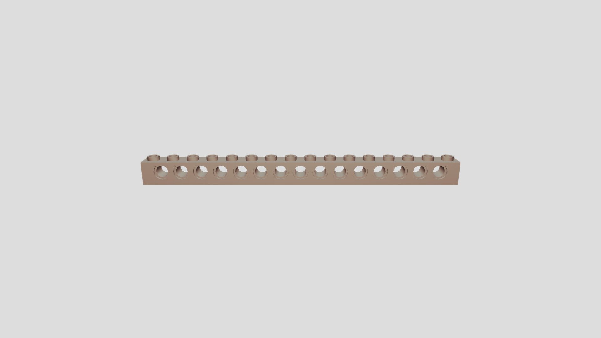 TECH brick 1 x 16 - Download Free 3D model by LegoTown (@mtbenja6611 ...