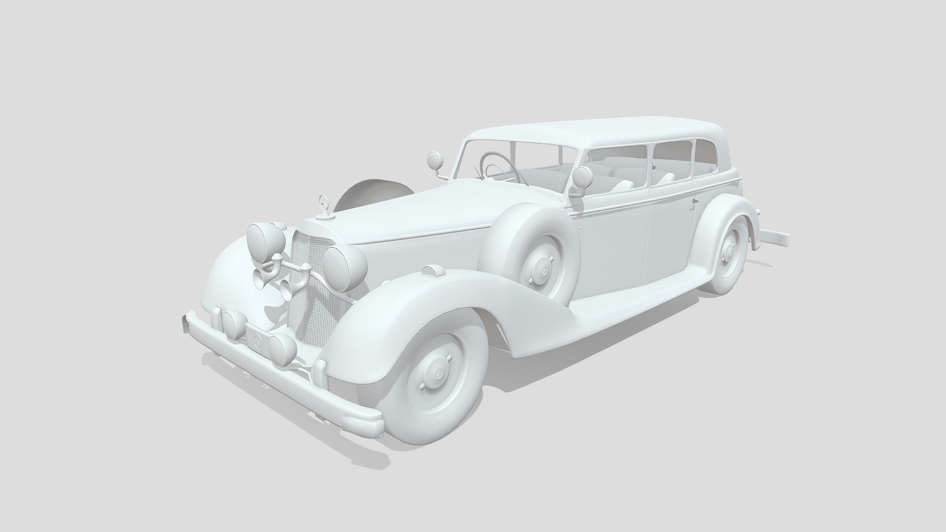 Mercedes Benz 770k - 3D model by omerspac [3dbba9f] - Sketchfab