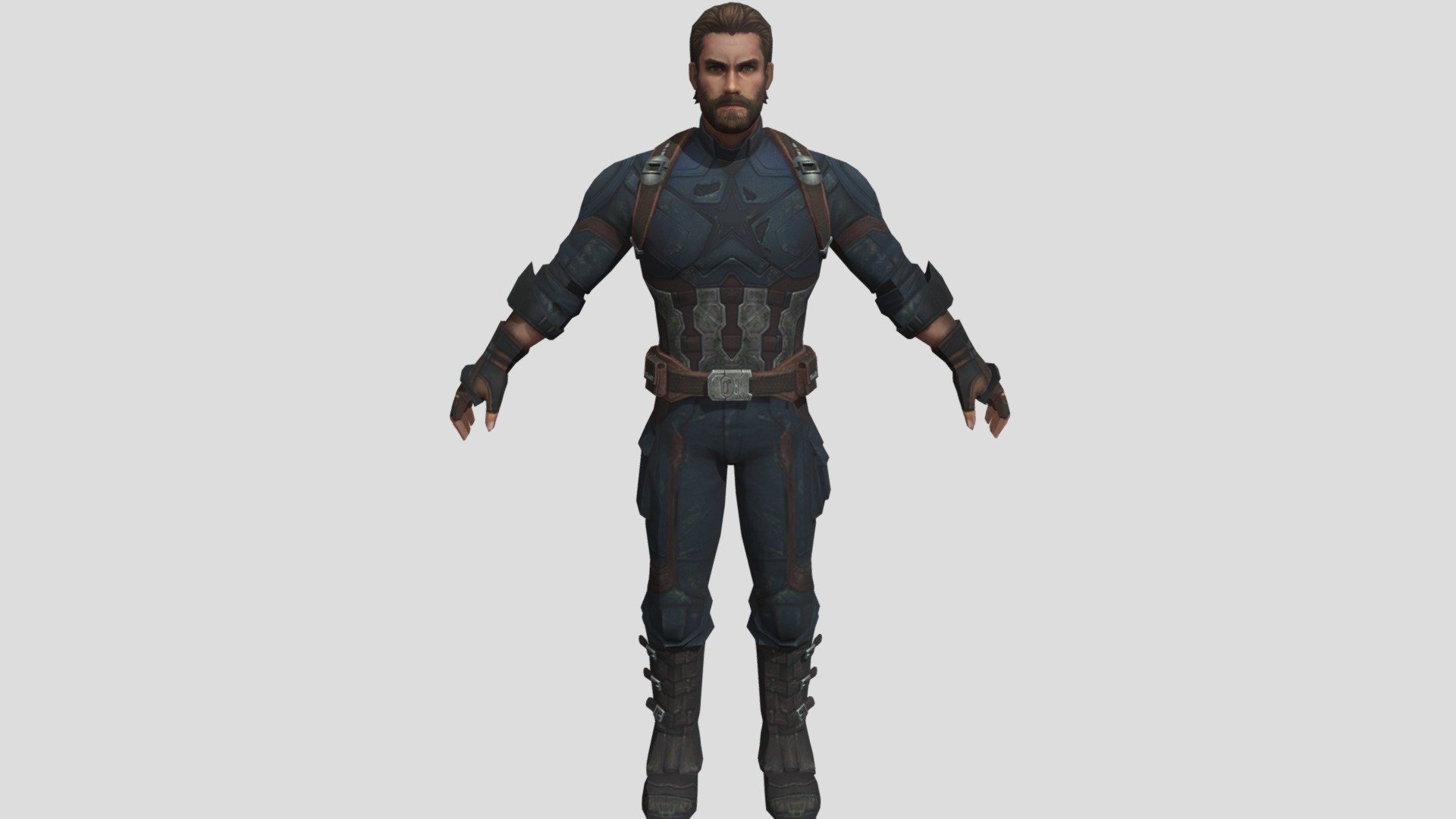 Captain America - Download Free 3D model by 3D MODELS (@3dworldz ...