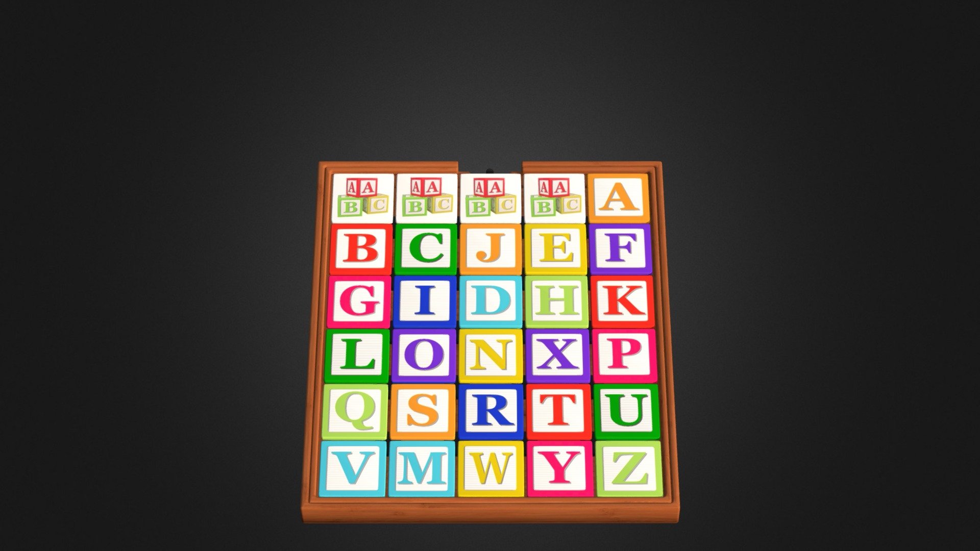 ABC Puzzle Slider - 3D model by Ikie.Corbin [3dbcc49] - Sketchfab