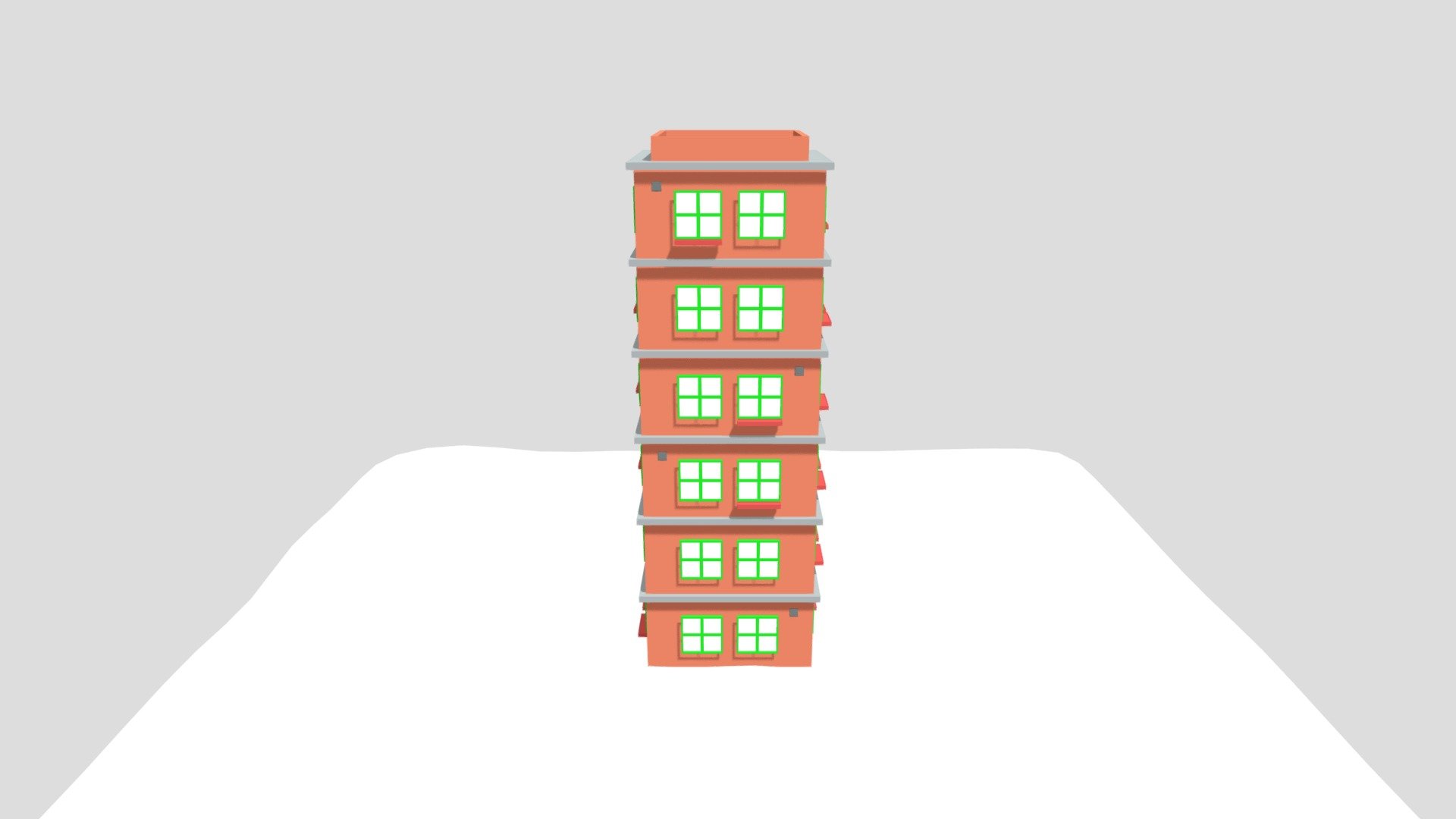 Multi Floor Building in Blender - Download Free 3D model by Deepak ...