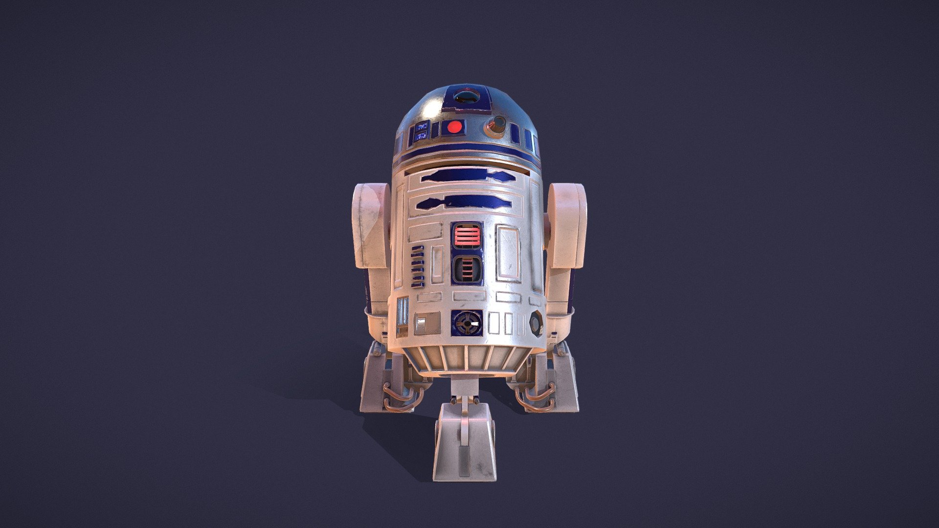 R2D2 - 3D model by Bartmann_Elise [3dc29e6] - Sketchfab