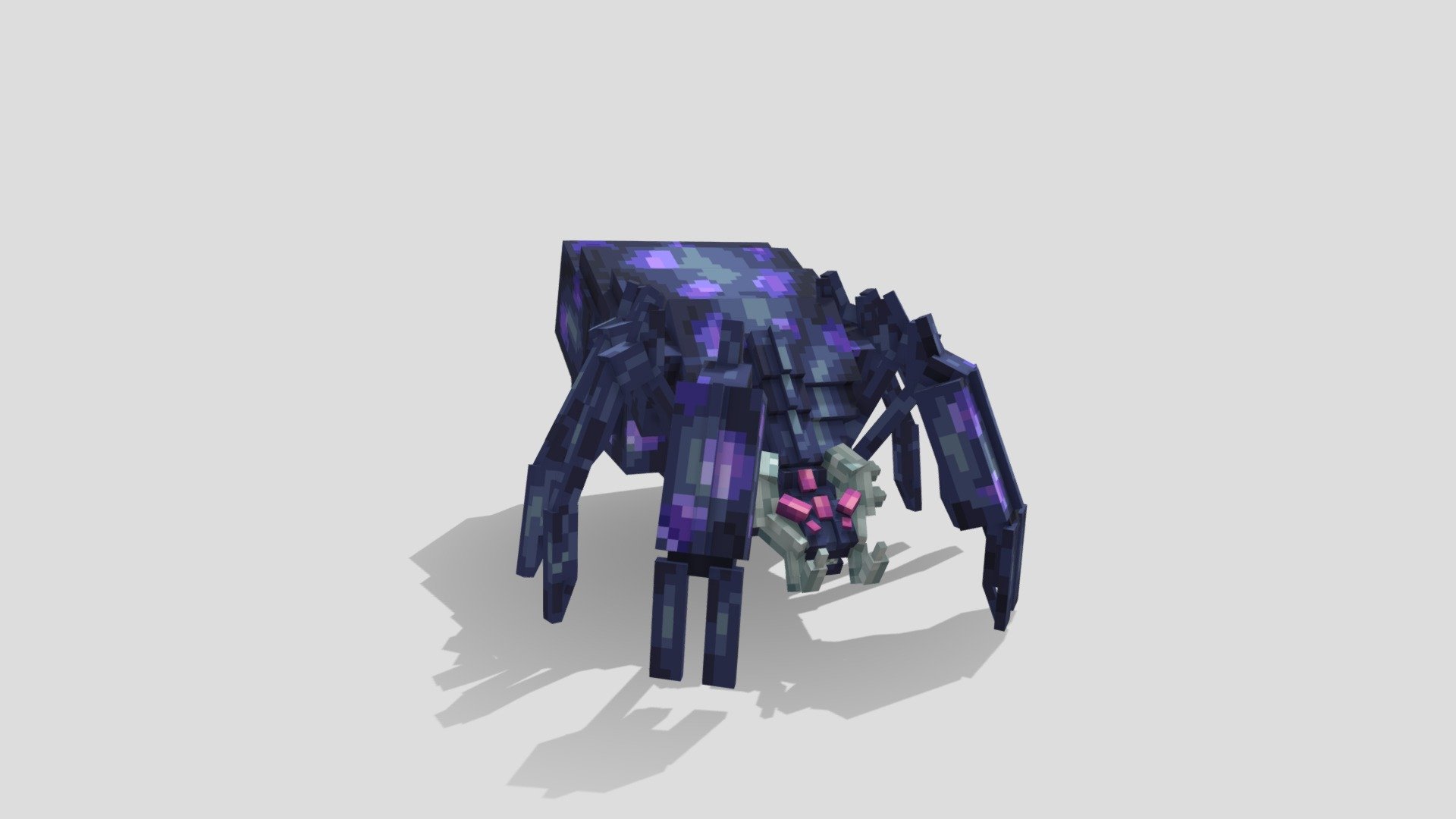 Spider Queen Minecraft rpg mob #BlockBench - 3D model by W'Projects ...